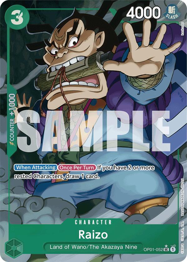 OP01-052 UC Raizo (Full Art) EN – Anime Point