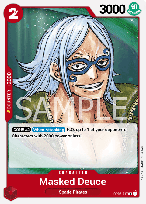 OP02-017 R Masked Deuce EN – Anime Point