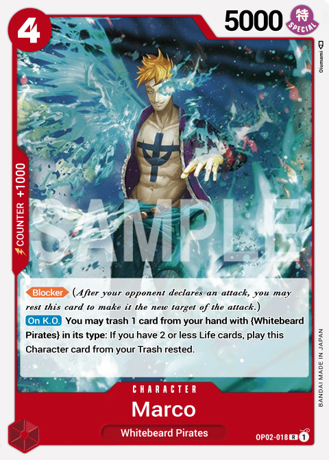 OP02-018 R Marco EN – Anime Point
