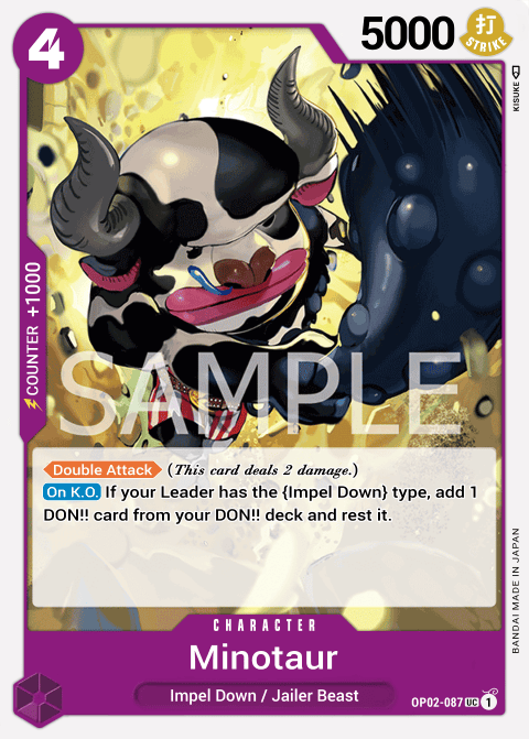 OP02-087 UC Minotaur EN – Anime Point