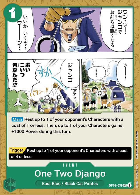 OP03-039 UC One, Two, Jango EN – Anime Point