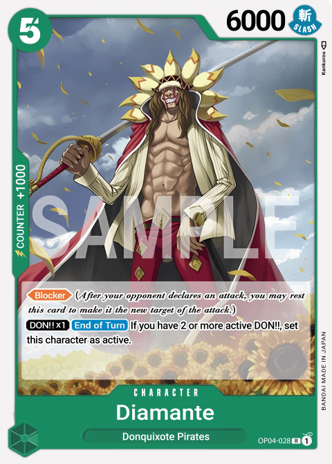 OP04-028 R Diamante EN – Anime Point