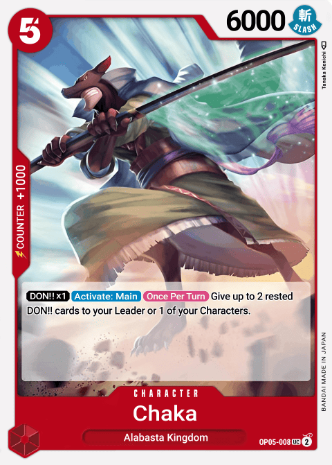 OP05-008 UC Chaka EN – Anime Point