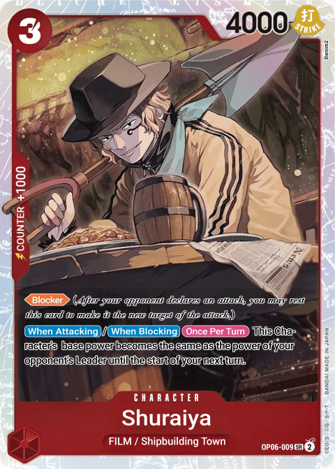 OP06-009 SR Shuraiya EN – Anime Point