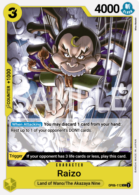 OP06-112 C Raizo EN – Anime Point