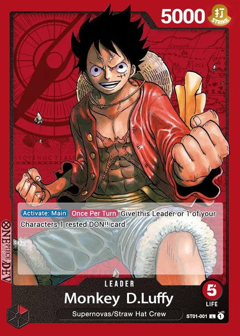 ST01-001 L Monkey.D.Luffy EN – Anime Point
